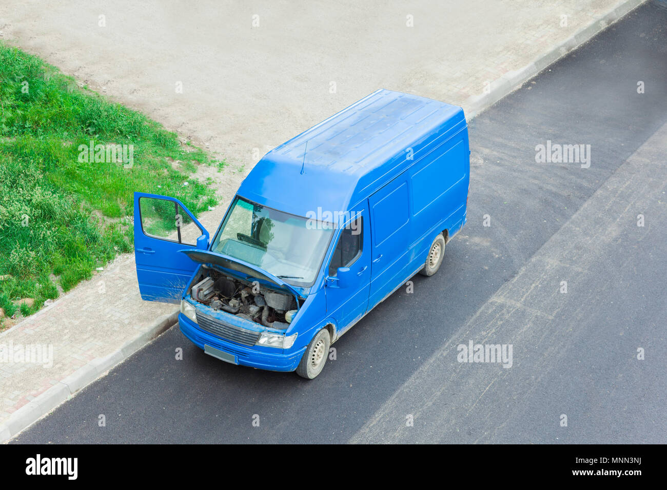 Car on its side hi-res stock photography and images - Alamy