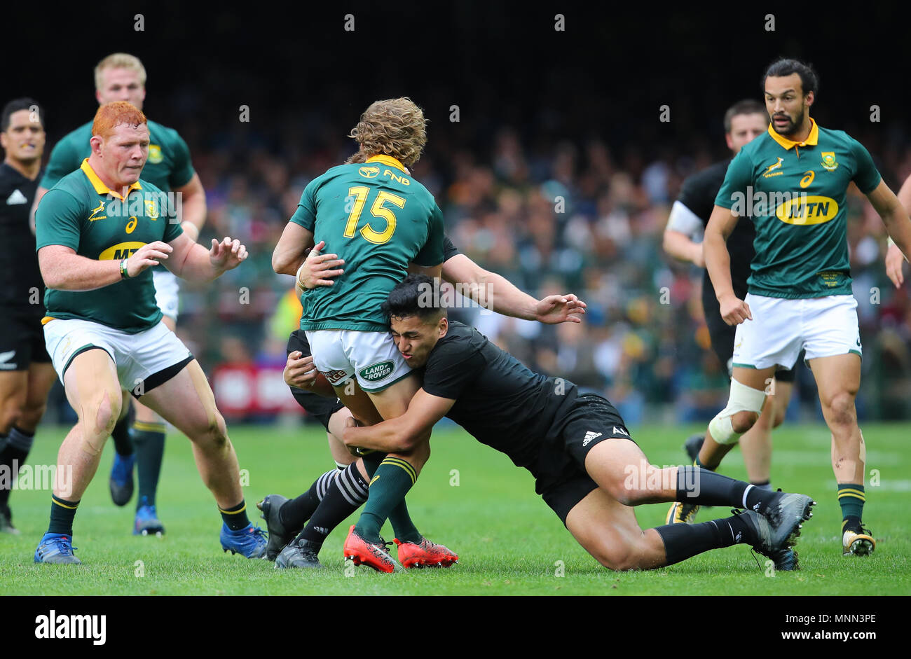 CAPE TOWN, SOUTH AFRICA - Saturday 7 October 2017, Rieko Ioane of New ...