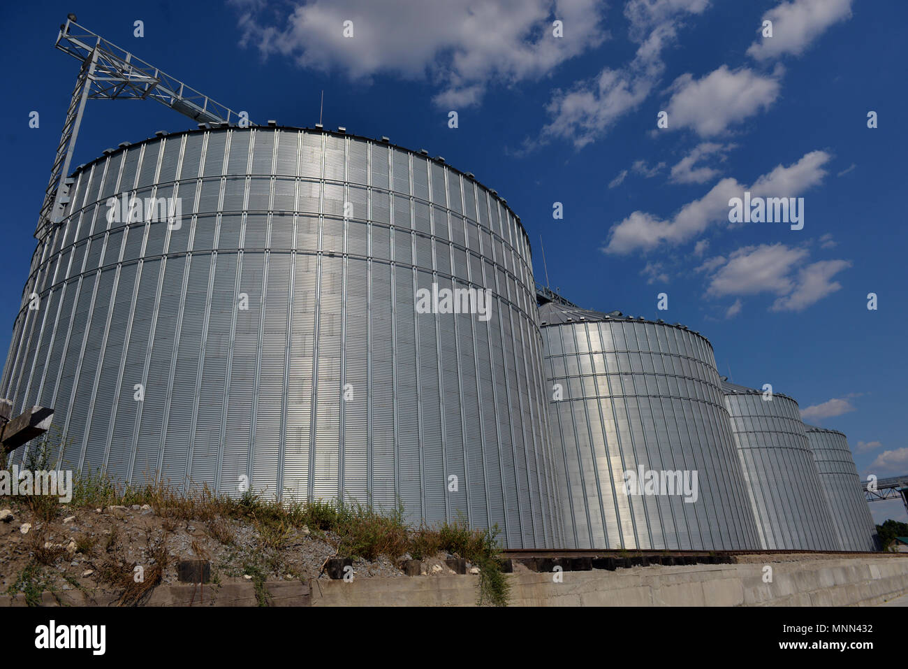 Agricultural Silo - Building Exterior, Storage and drying of grains ...