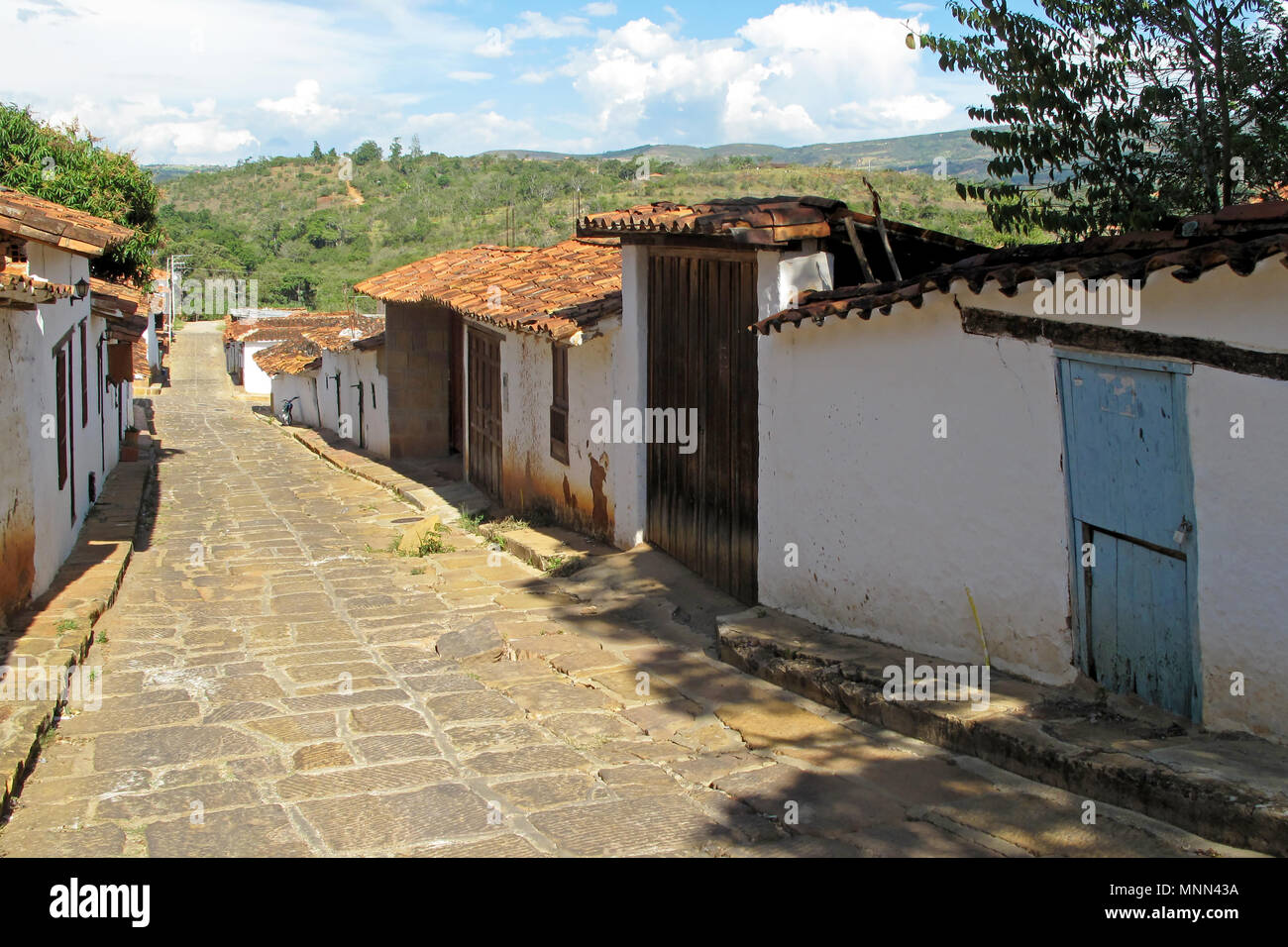 Old colonial town of Barichara, Santander, Colombia Stock Photo - Alamy