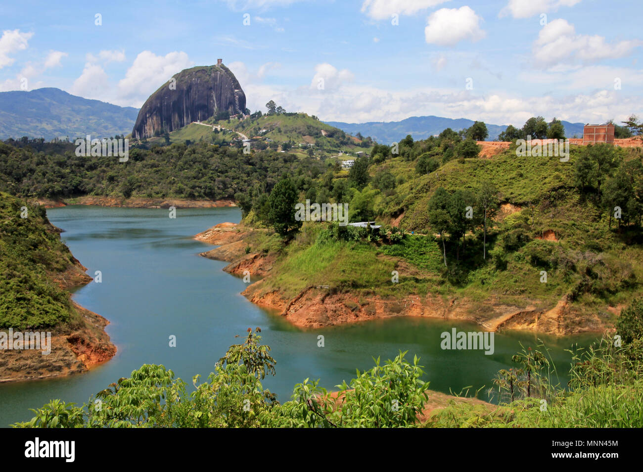 Rock of Guatape, Piedra De Penol, near Medellin, Colombia Stock Photo ...