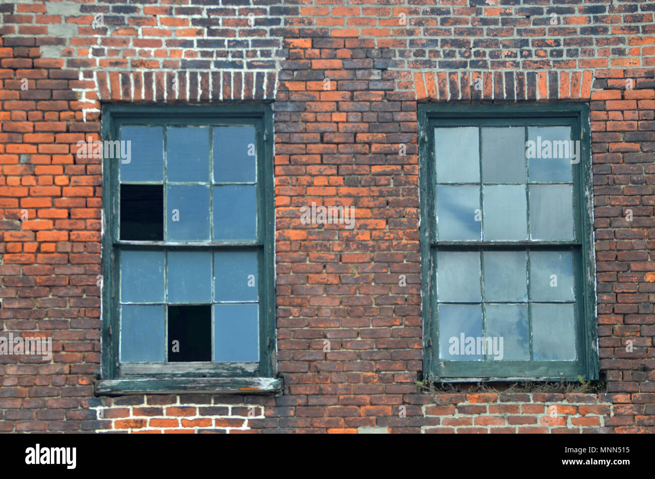 Red Brick Warehouse Wall Windows High Resolution Stock Photography and ...