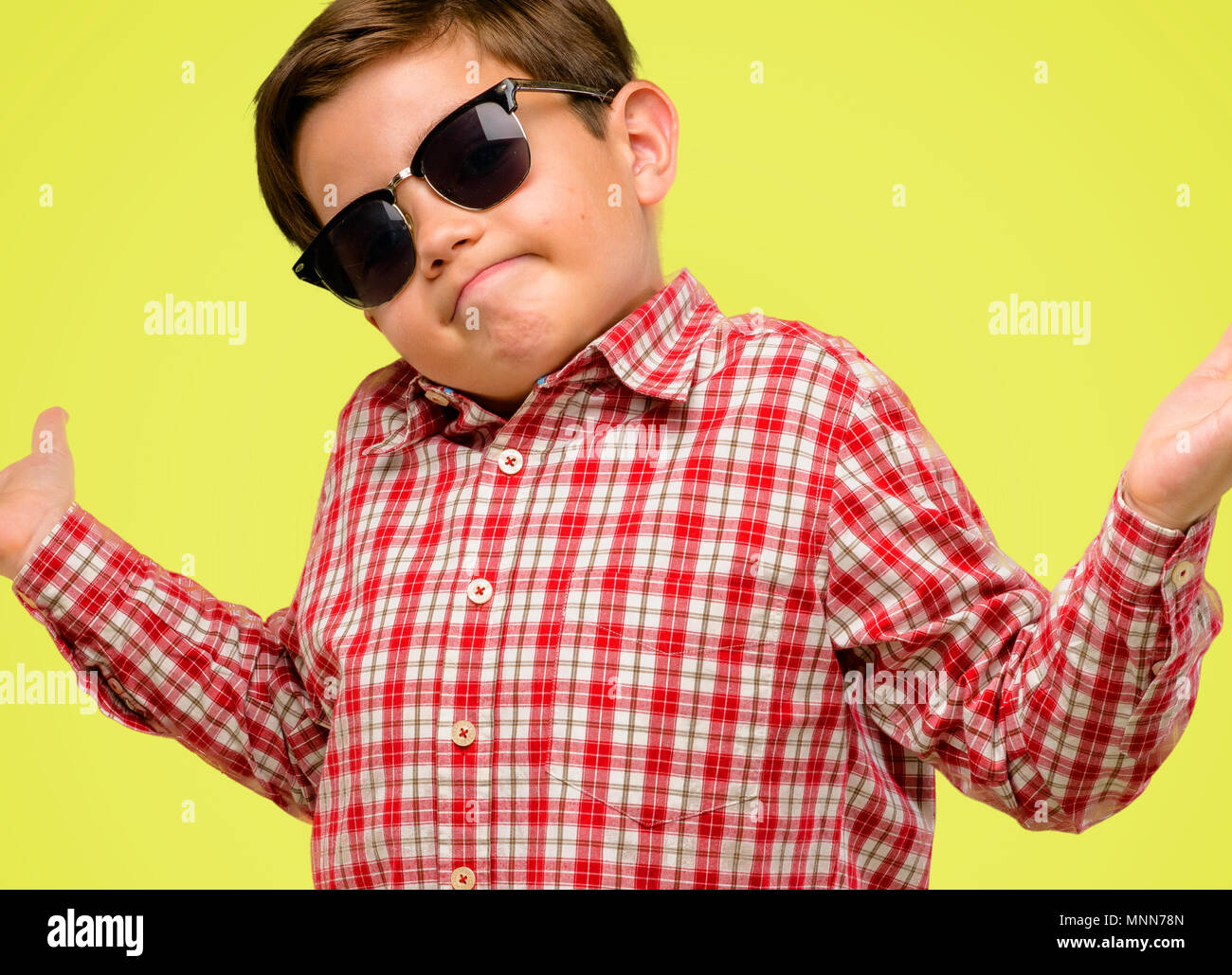 Child Shrugging Shoulders