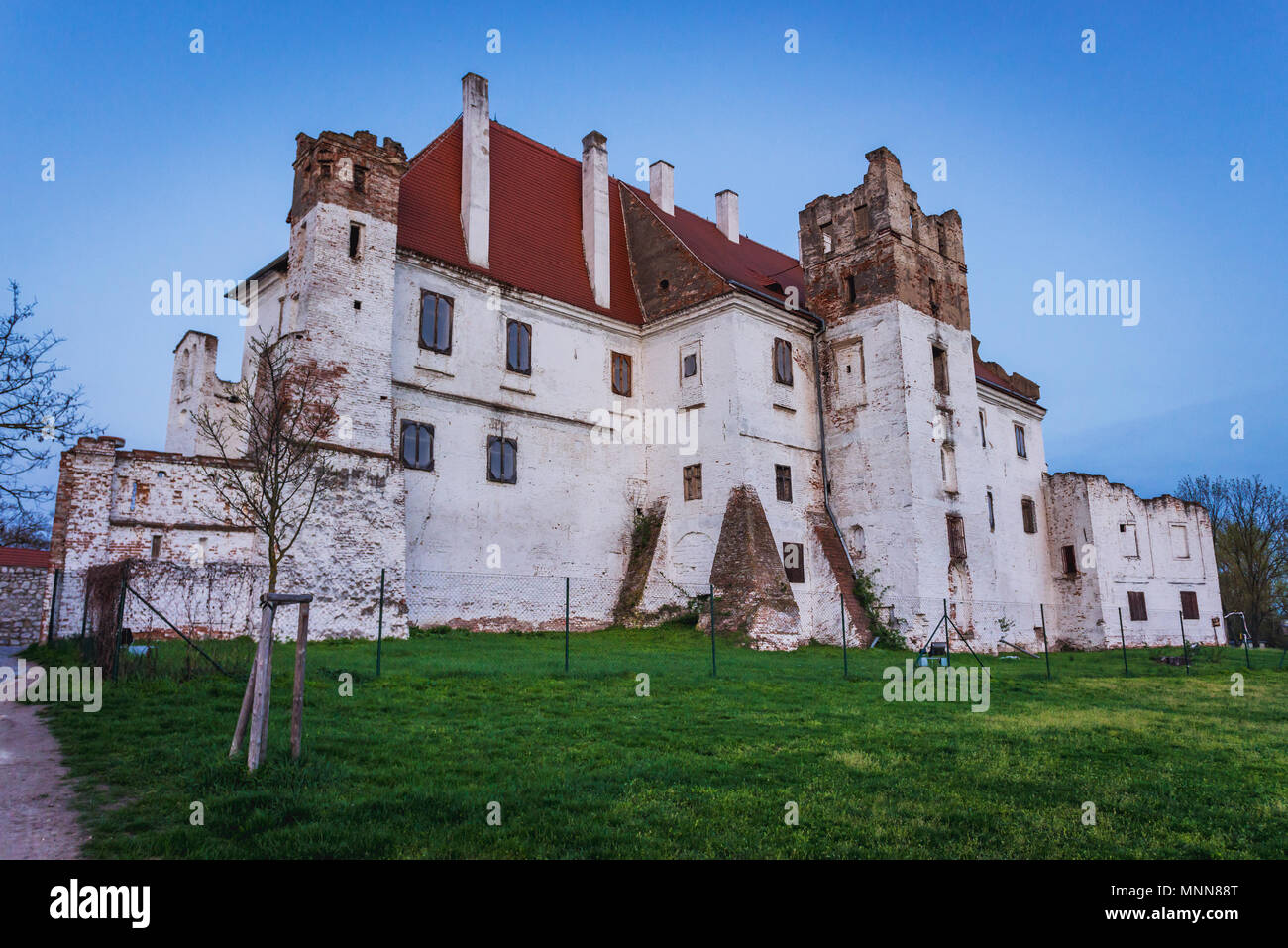 Castle in Breclav city in Czech Republic Stock Photo - Alamy