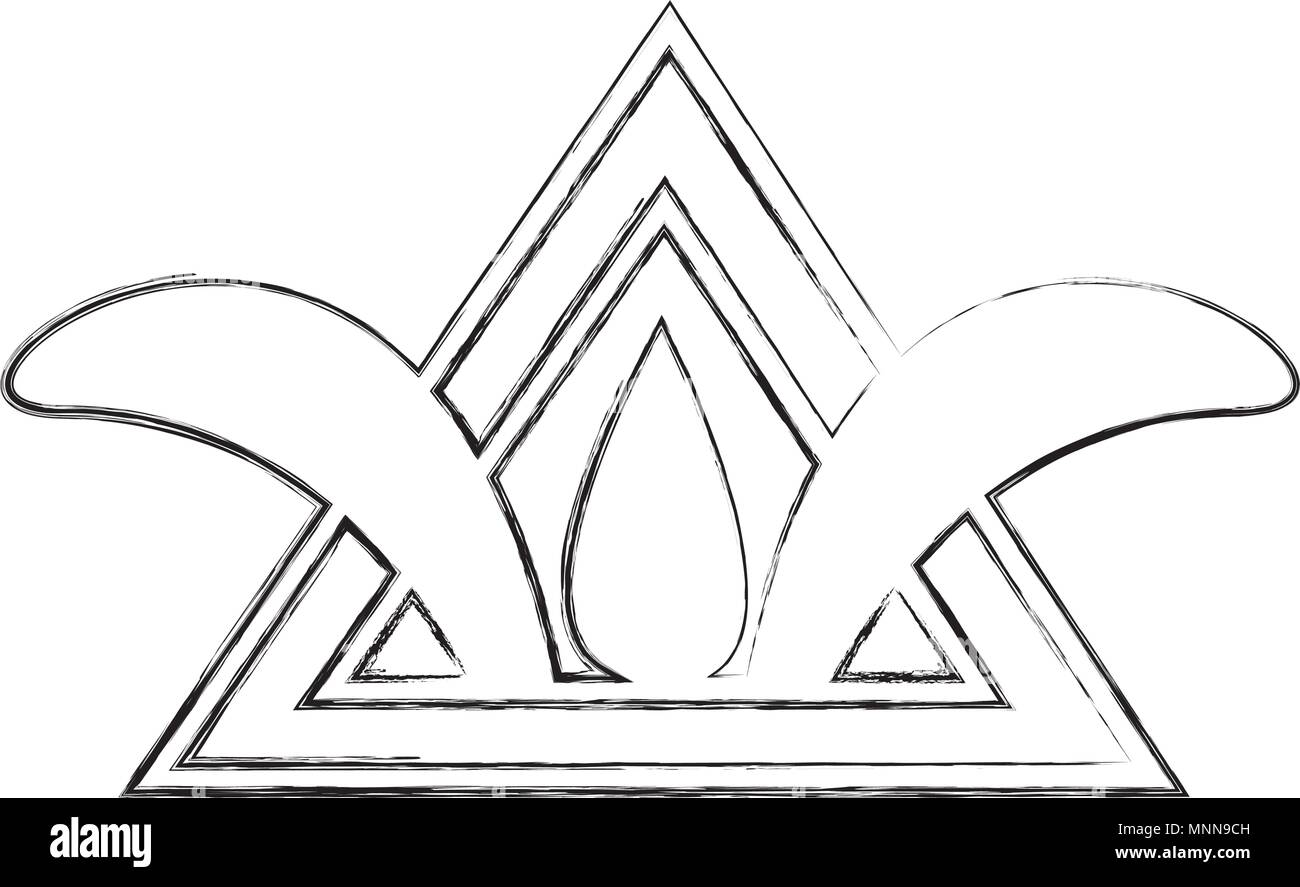 triangle shape in victorian style Stock Vector Image & Art - Alamy