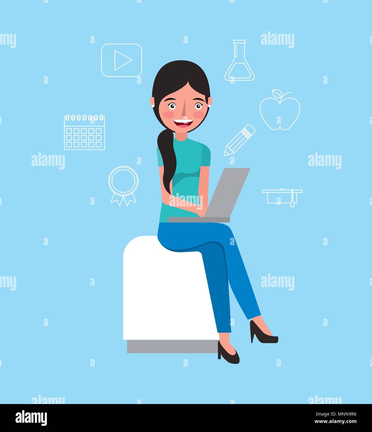 people learning education related Stock Vector Image & Art - Alamy