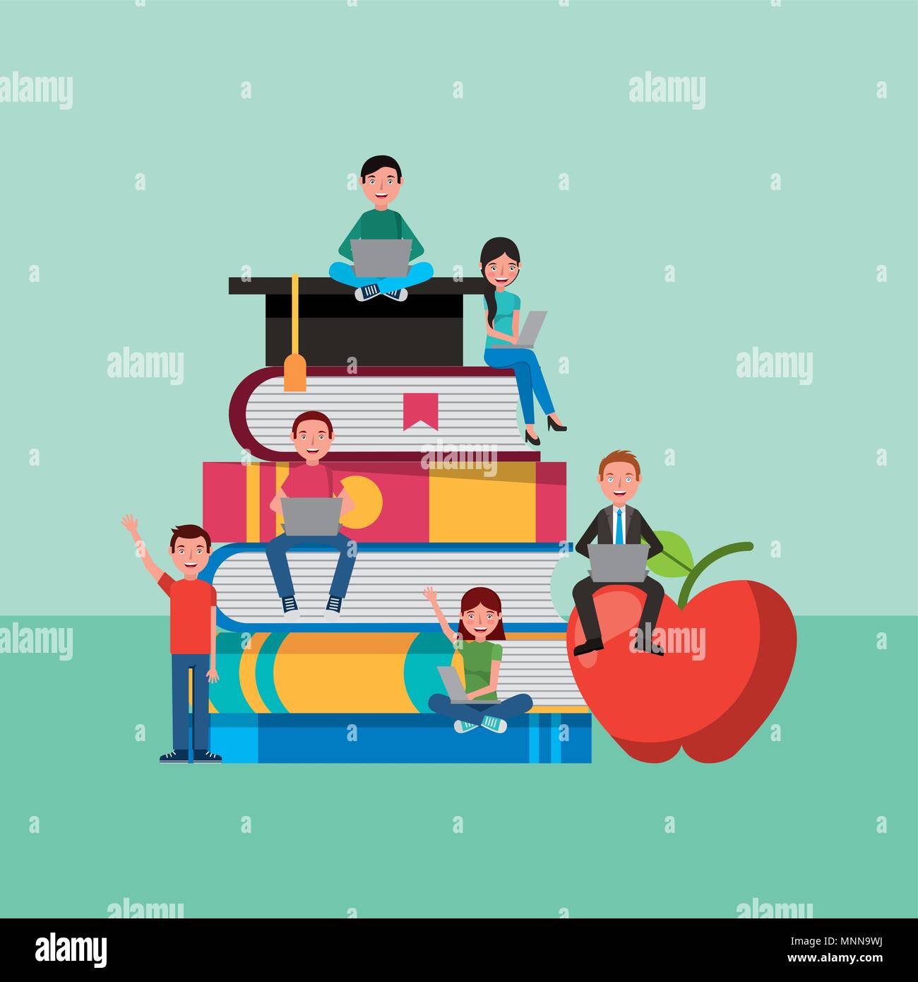 people learning education related Stock Vector Image & Art - Alamy