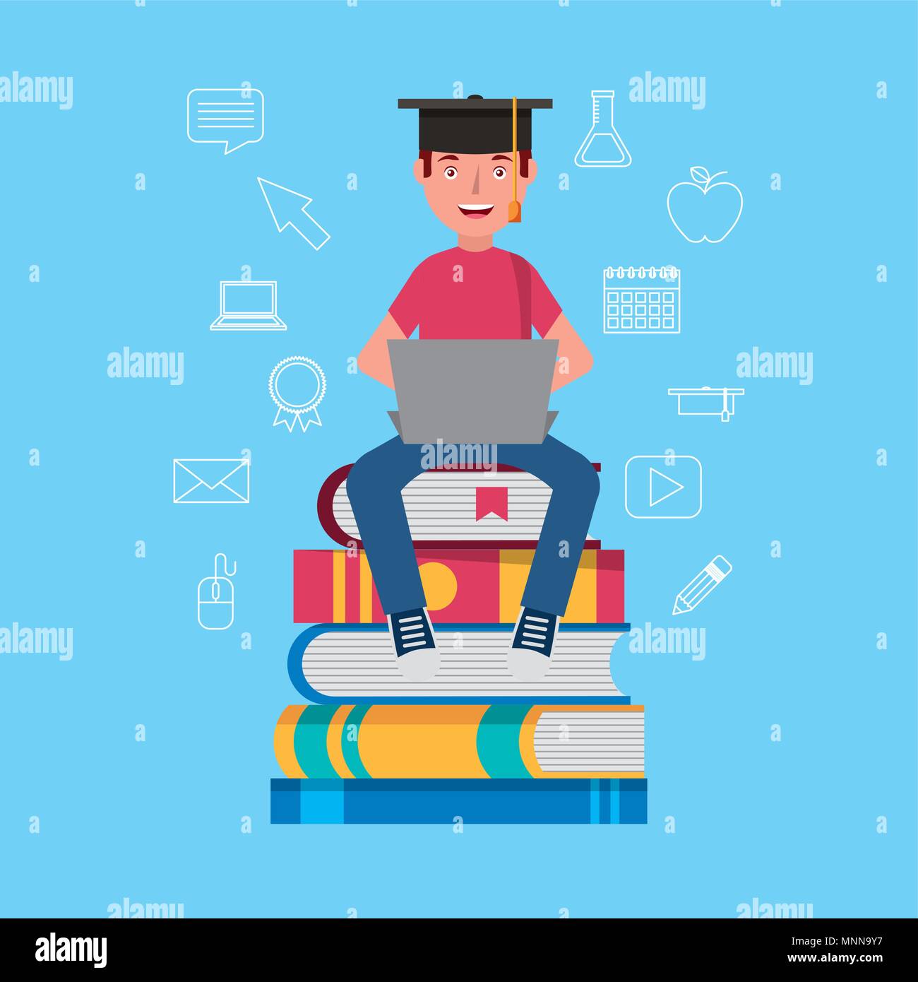 people learning education related Stock Vector Image & Art - Alamy