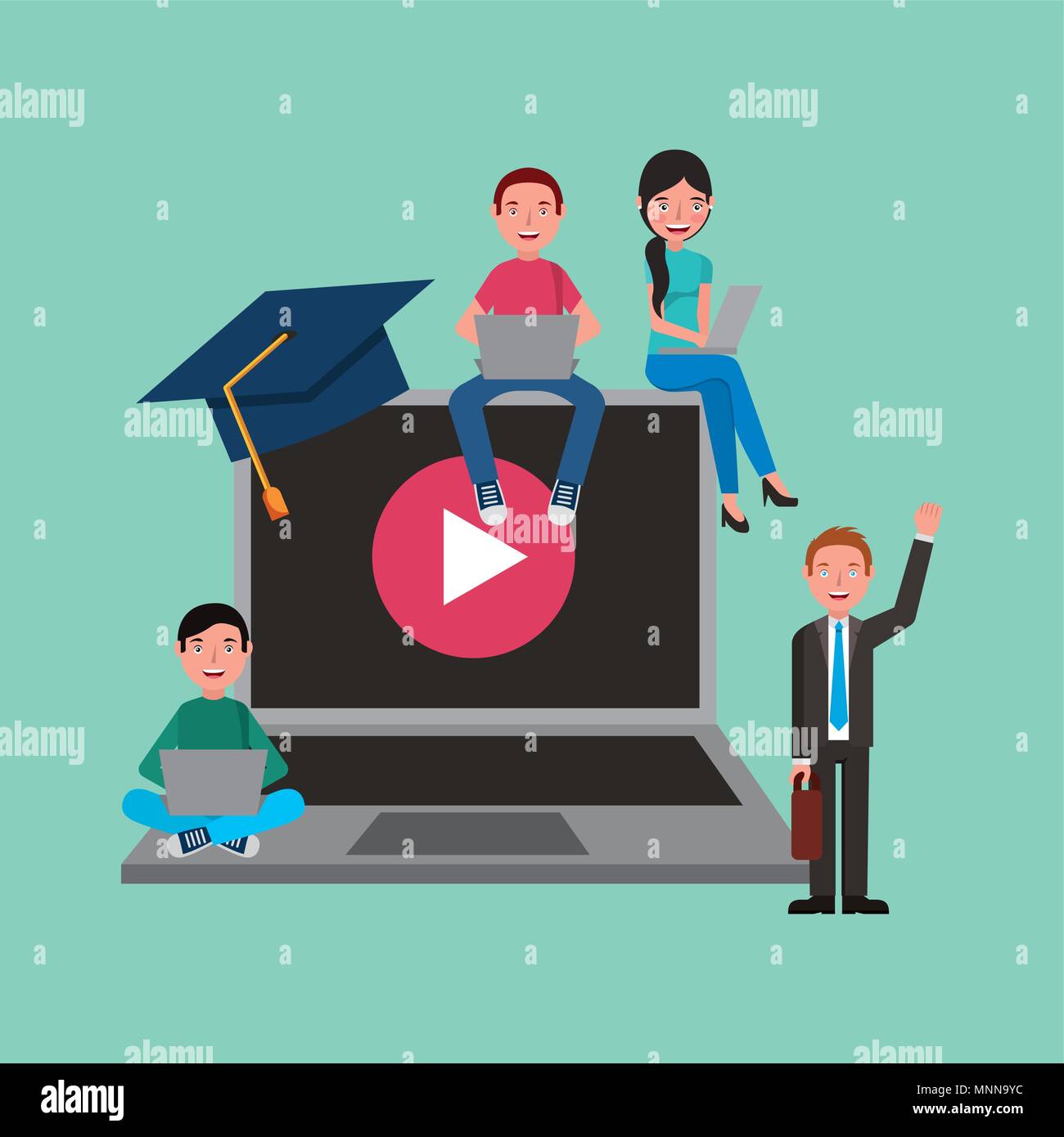 people learning education related Stock Vector Image & Art - Alamy