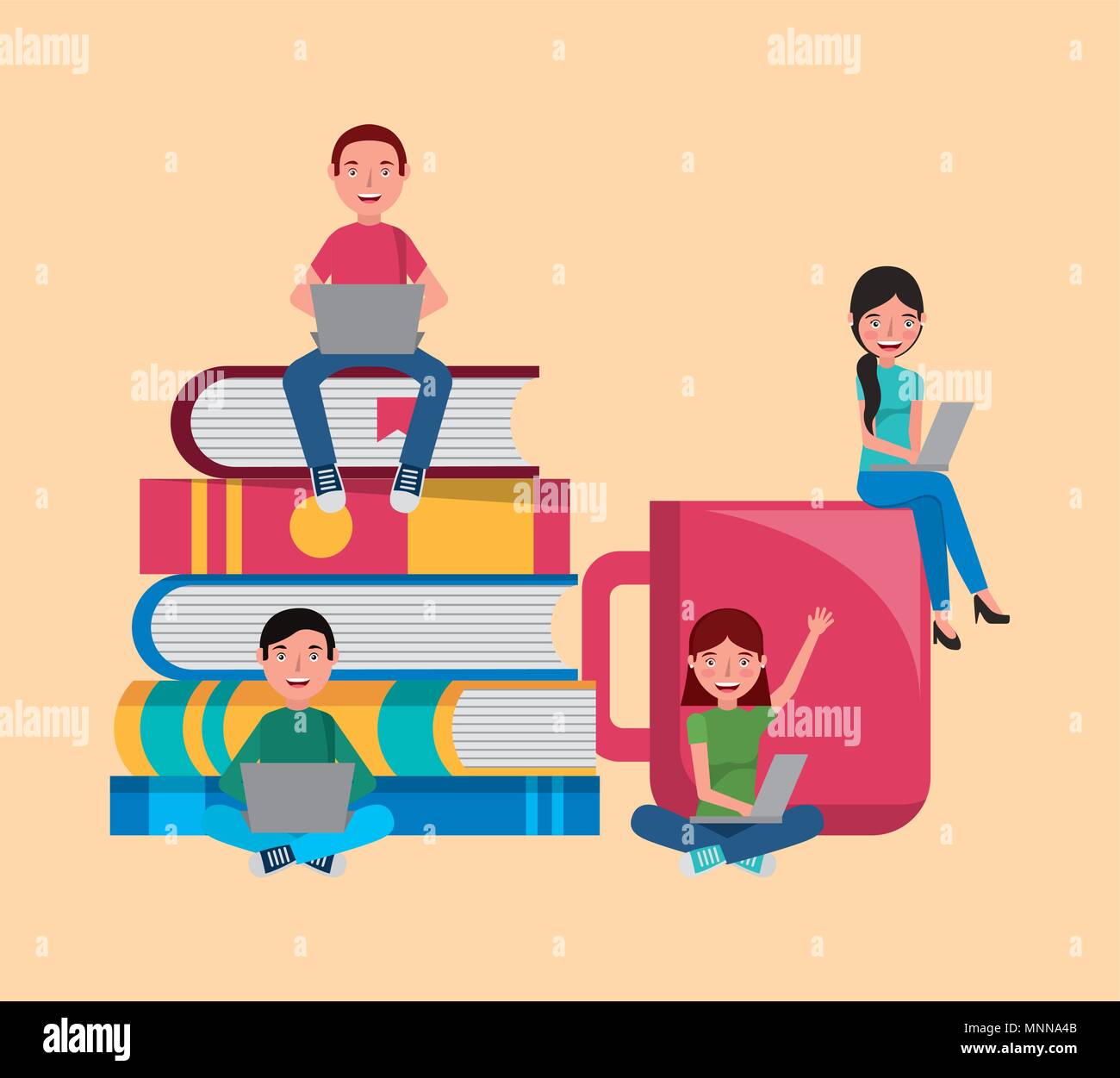 people learning education related Stock Vector Image & Art - Alamy
