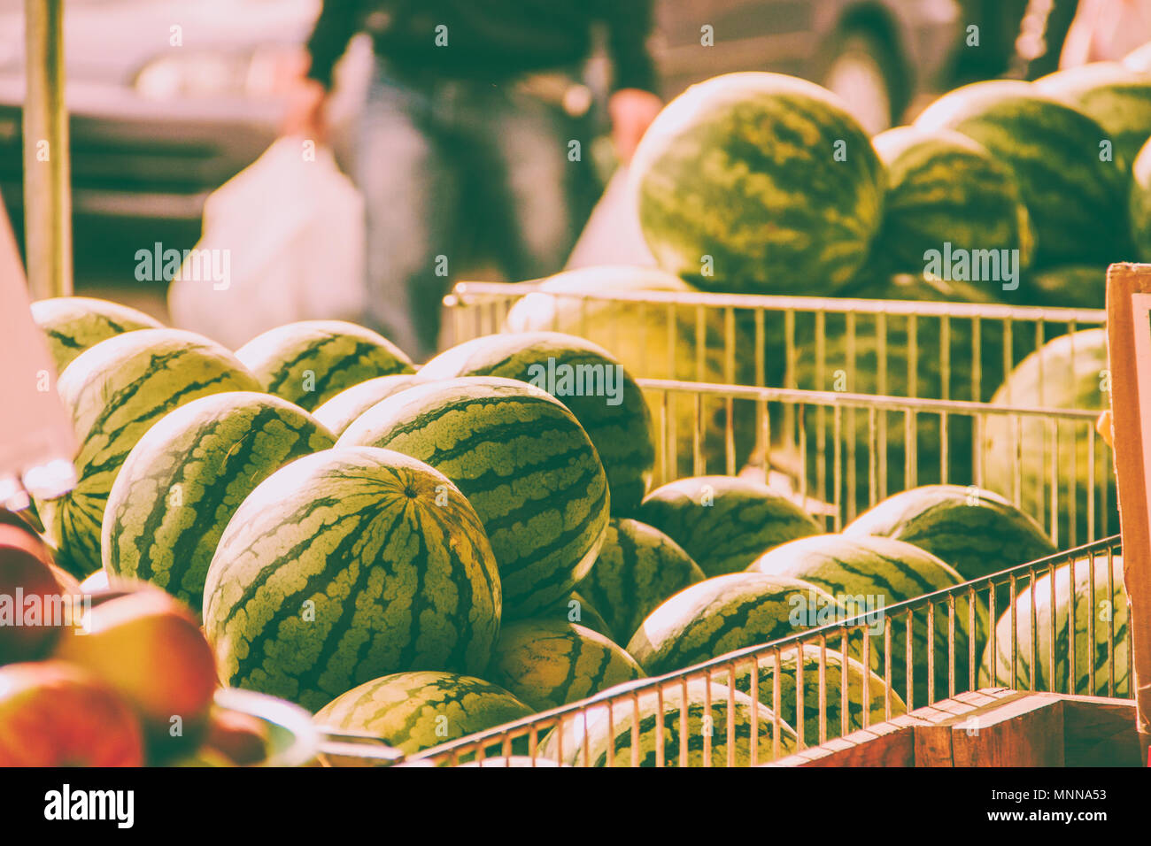 Watermelons grocery store hi-res stock photography and images - Alamy