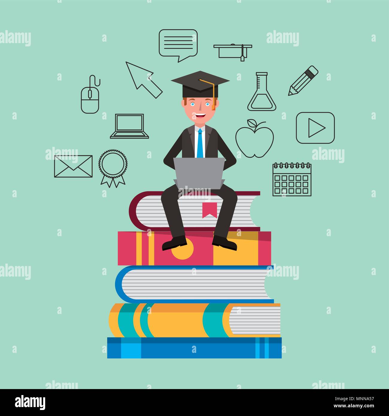 people learning education related Stock Vector Image & Art - Alamy