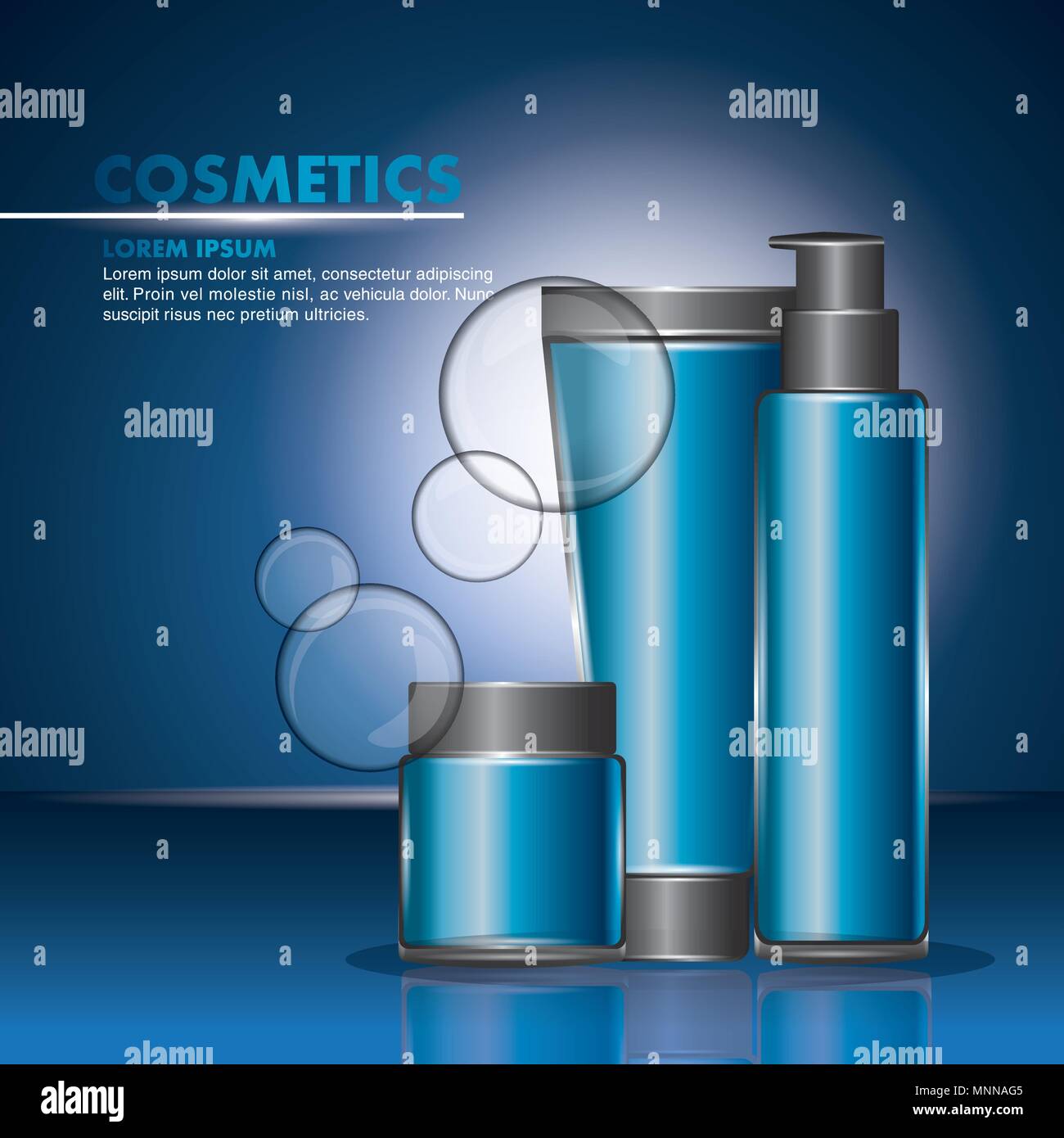 cosmetics bottle skincare Stock Vector Image & Art - Alamy