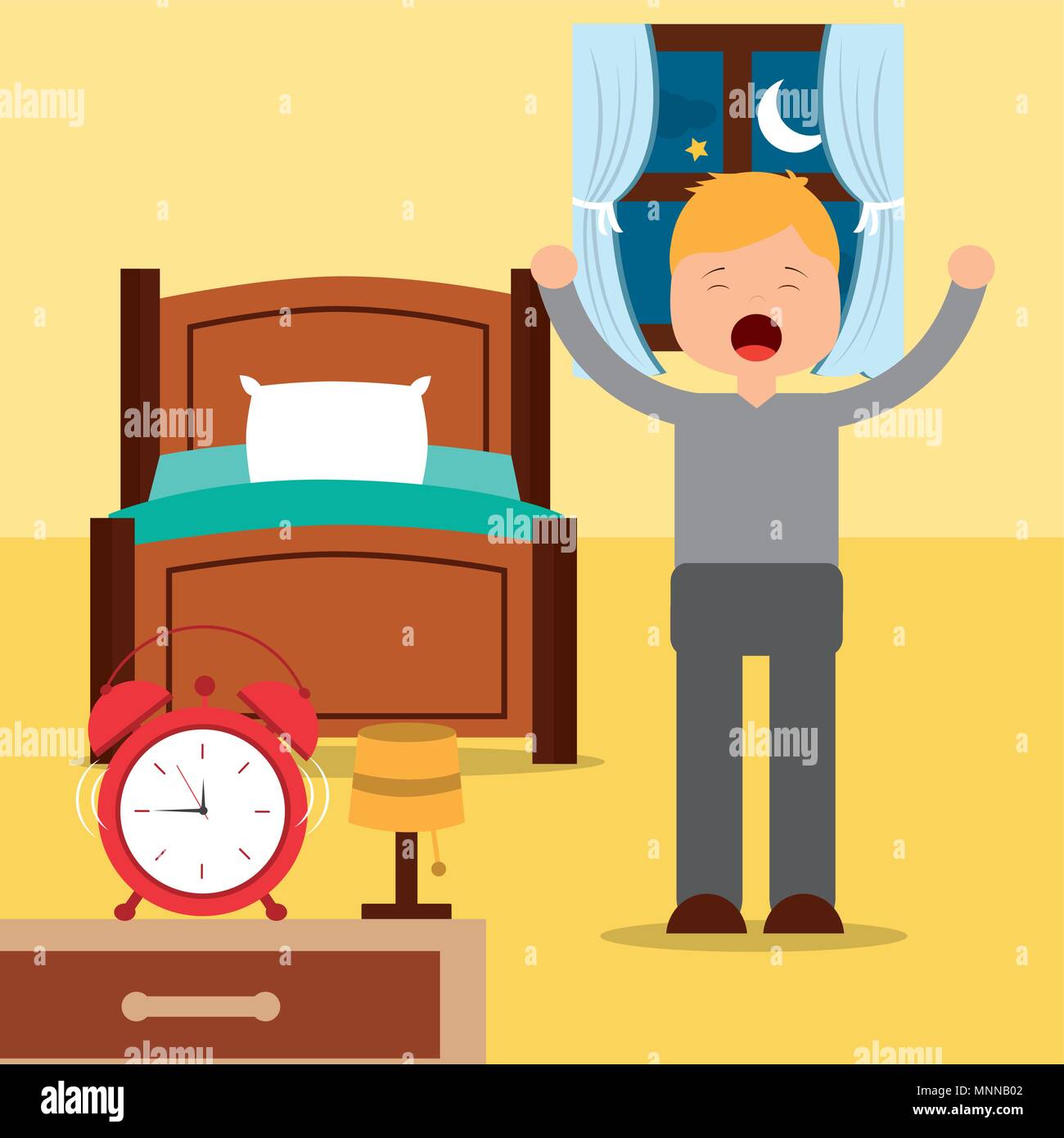 Getting Up Out Of Bed Clipart