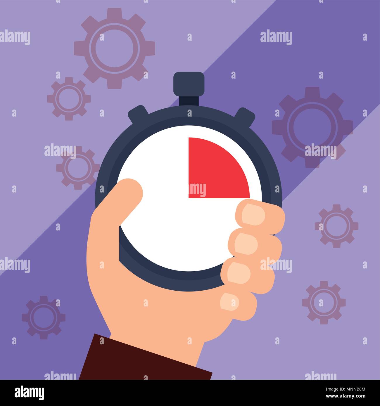 Crown clock Stock Vector Images - Alamy