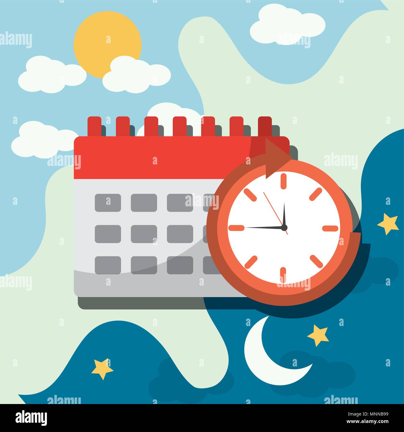 Analog calendar Stock Vector Images - Alamy