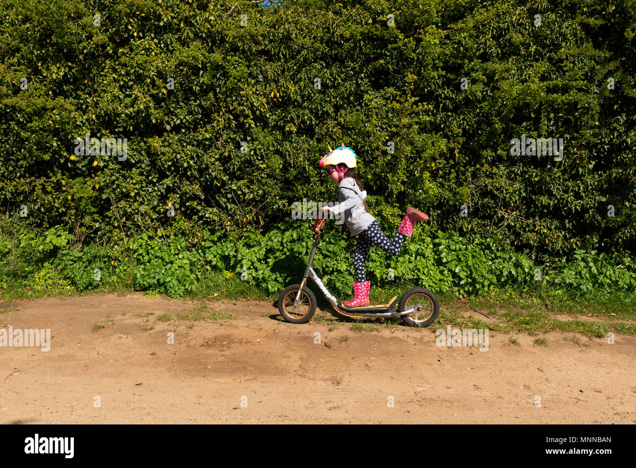 Raleigh Spinner scooter Stock Photo - Alamy