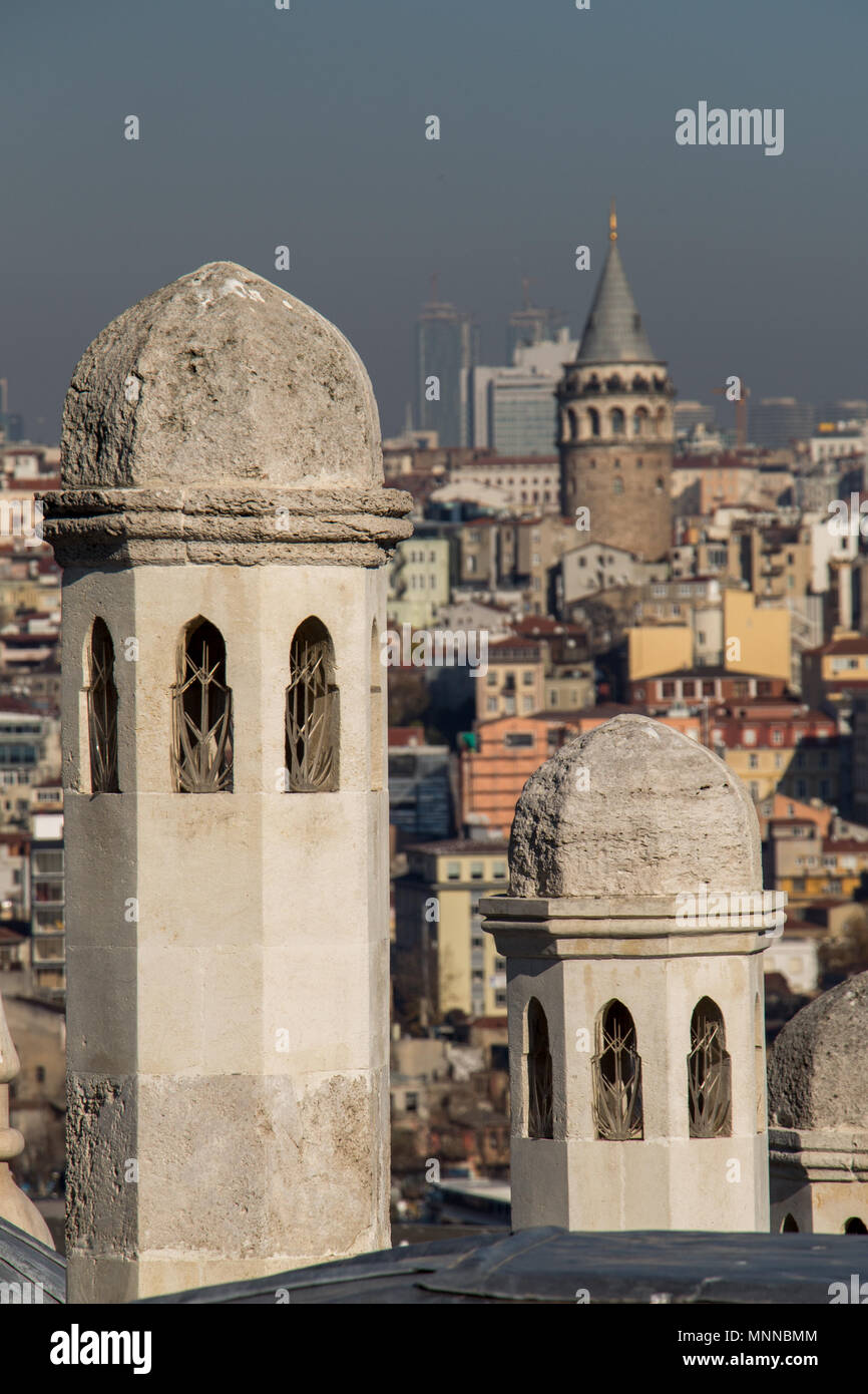 Fine example of ottoman Turkish tower architecture masterpieces Stock ...