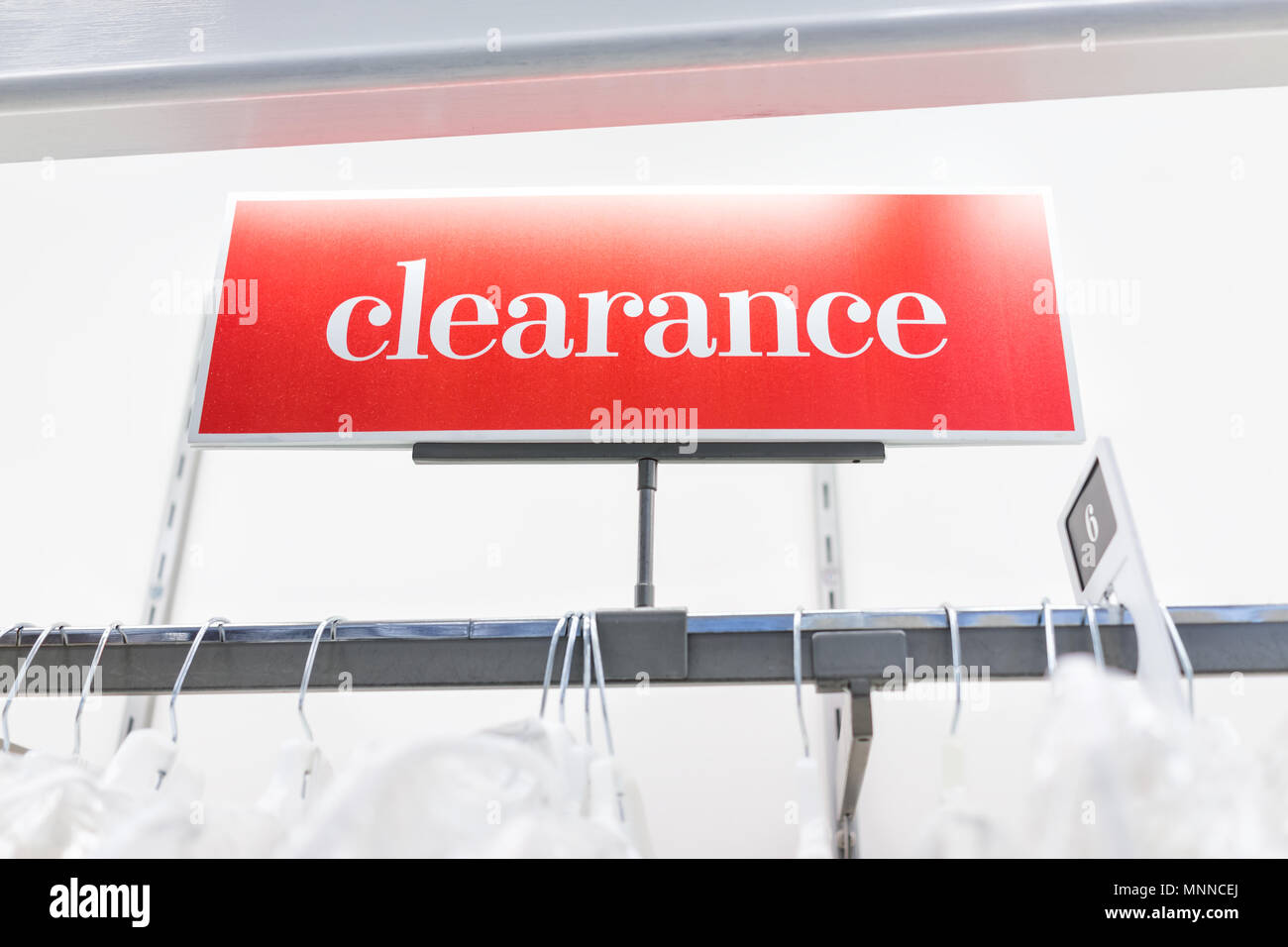 Clothing size hanger hi-res stock photography and images - Alamy