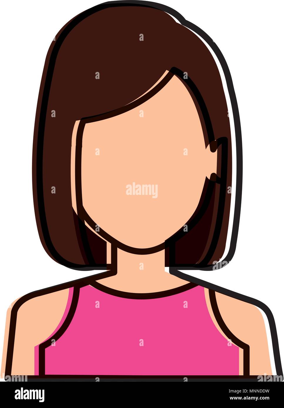 beautiful woman avatar character Stock Vector Image & Art - Alamy