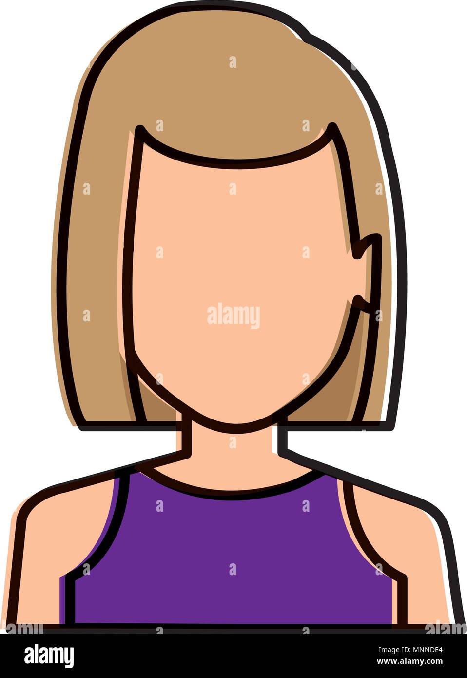 beautiful woman avatar character Stock Vector Image & Art - Alamy