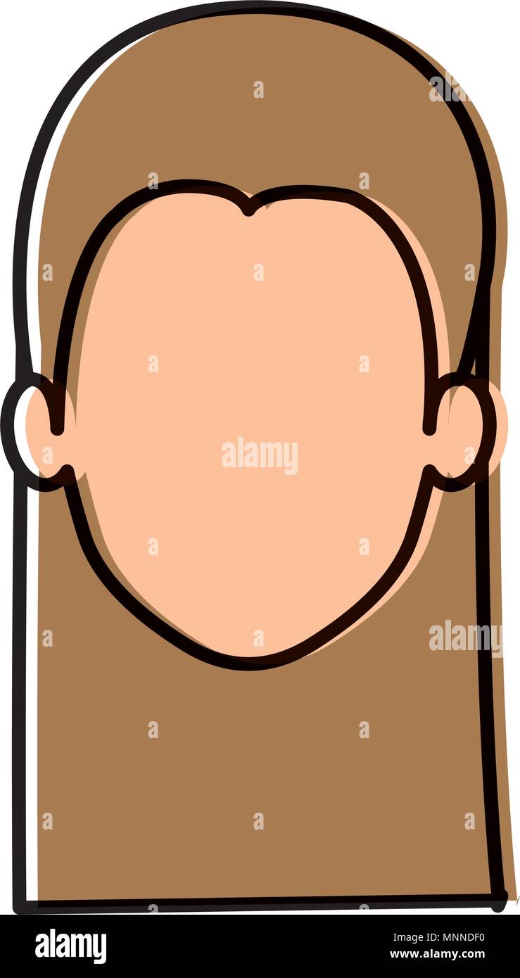beautiful woman head avatar character Stock Vector Image & Art - Alamy