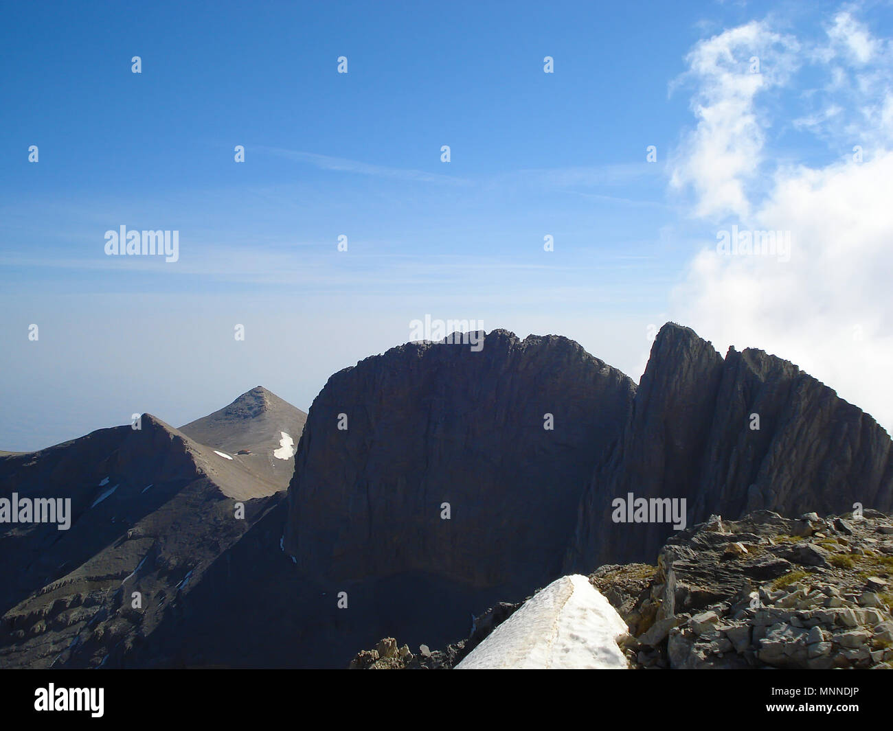 Mytikas peak hi-res stock photography and images - Alamy