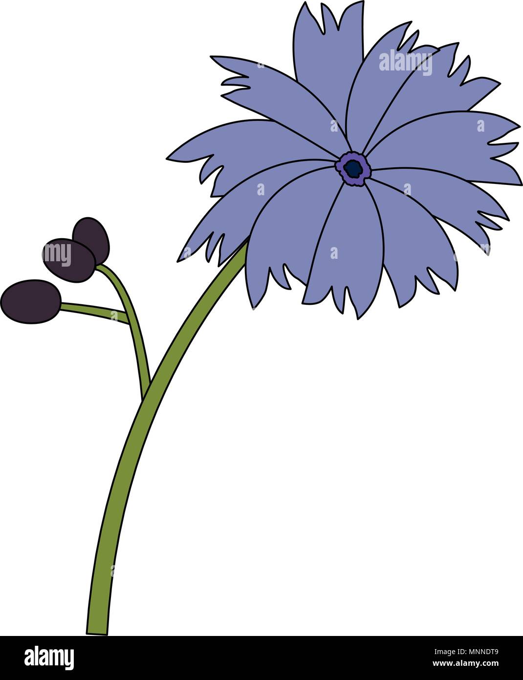 beautiful flower garden icon Stock Vector Image & Art - Alamy