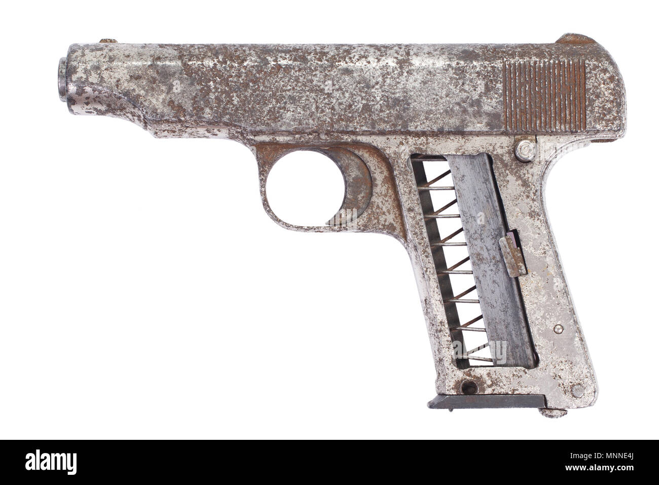 Hand guns old and new hi-res stock photography and images - Alamy