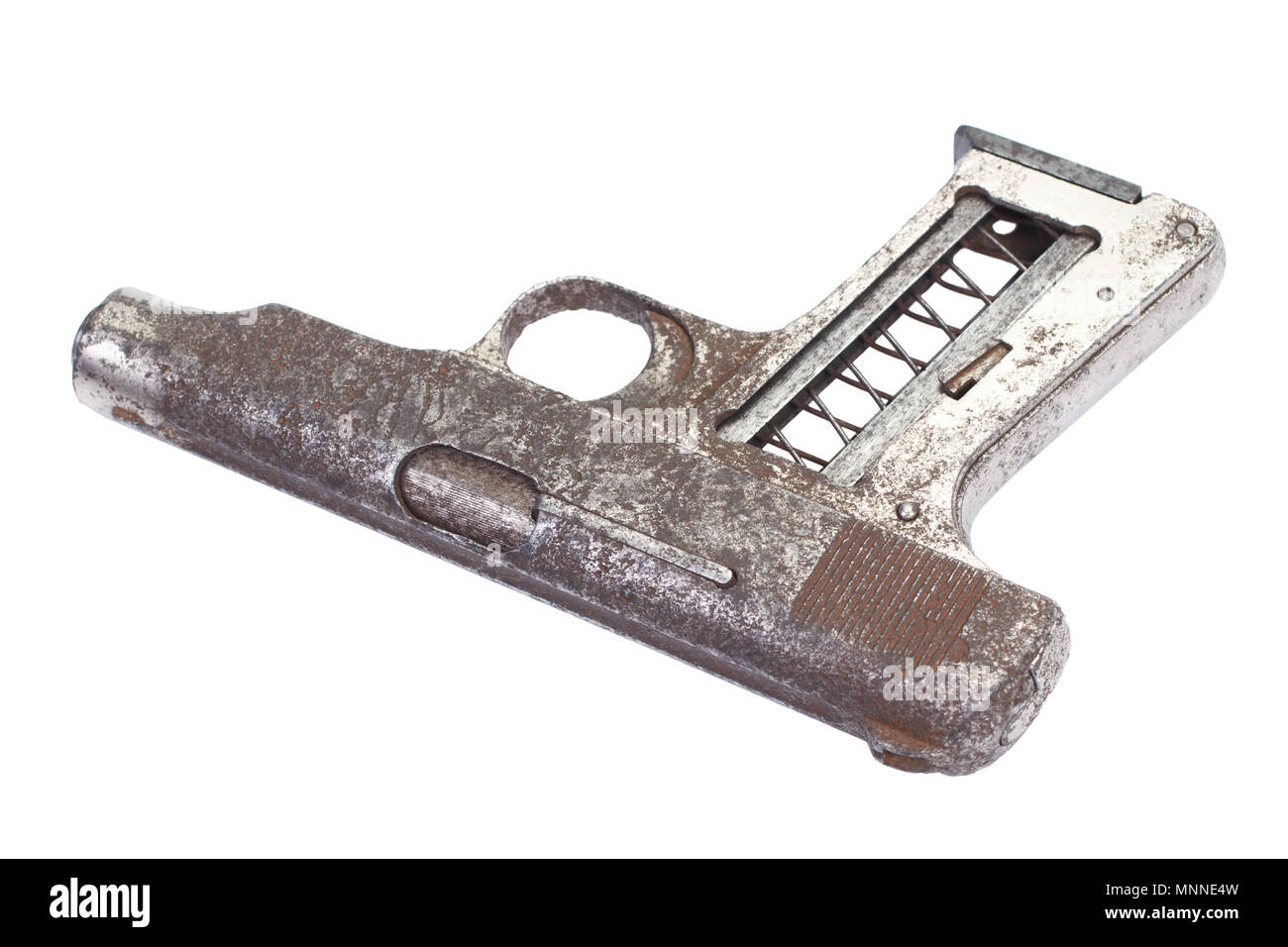 Old rusty pistol isolated on hi-res stock photography and images - Alamy