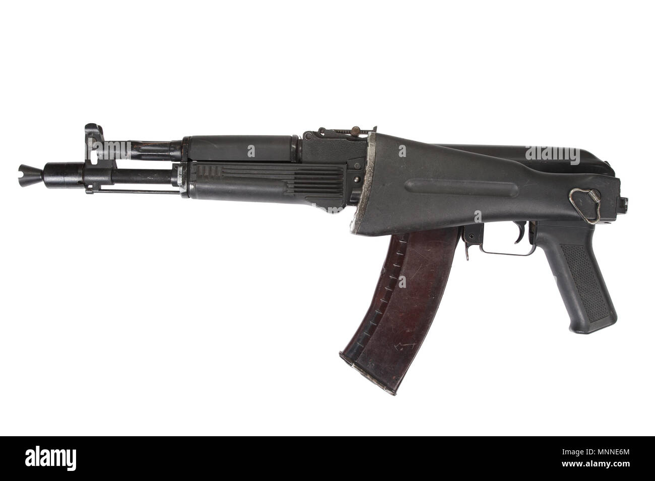 modern AK assault rifle isolated on white Stock Photo - Alamy