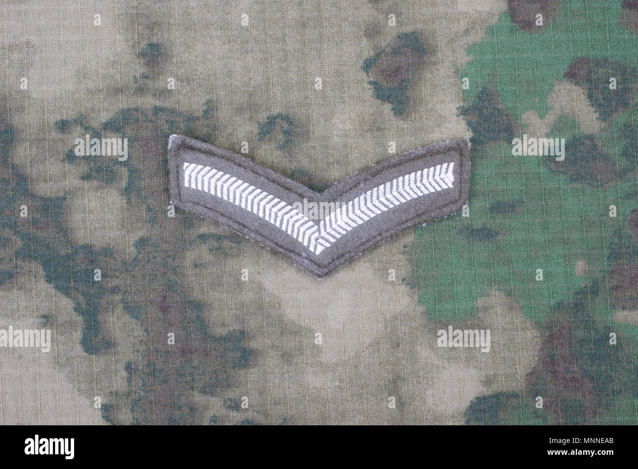 army uniform with sergeant rank patch background Stock Photo - Alamy