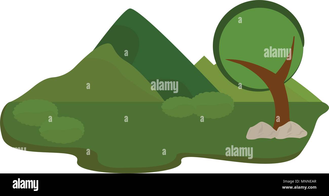 abstract cute landscape Stock Vector Image & Art - Alamy