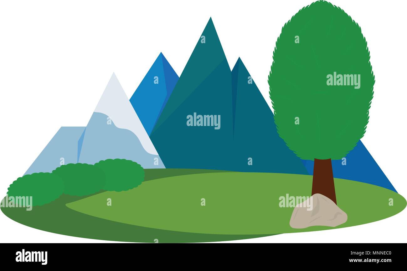 abstract cute landscape Stock Vector Image & Art - Alamy