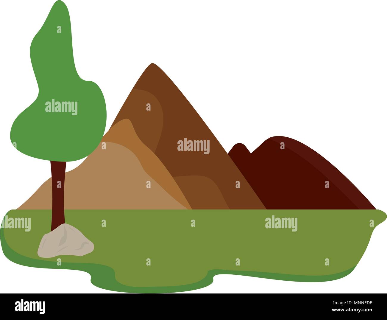 abstract cute landscape Stock Vector Image & Art - Alamy