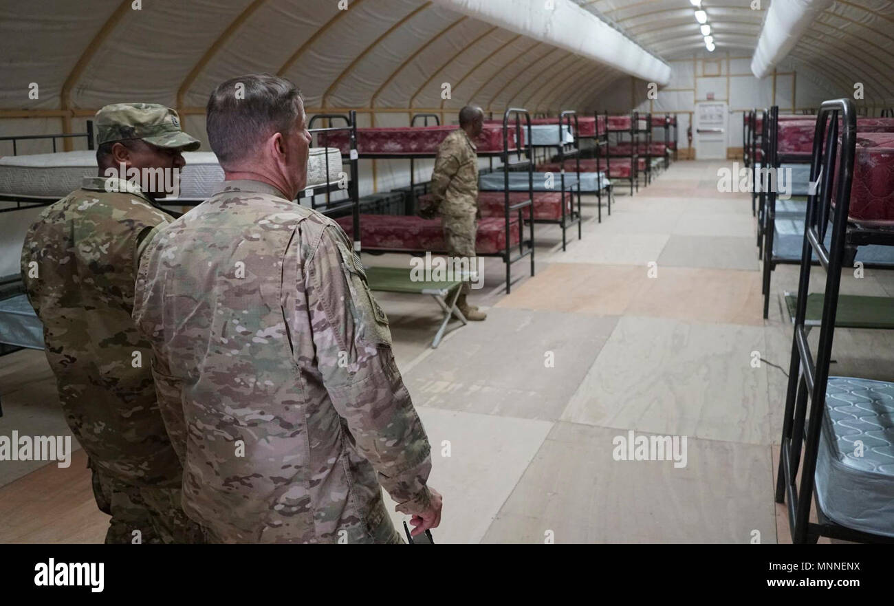 CAMP BUEHRING, Kuwait - The barracks room at the 1st Theater ...