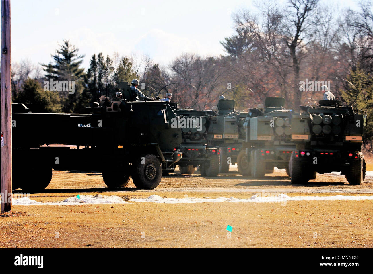Students in reclassification training for the Army’s 13M military ...