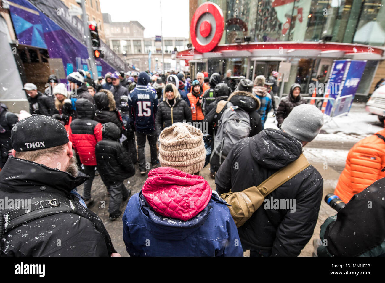 HSI Agents walk Nicollet Mall in downtown Minneapolis, Minnesota ...