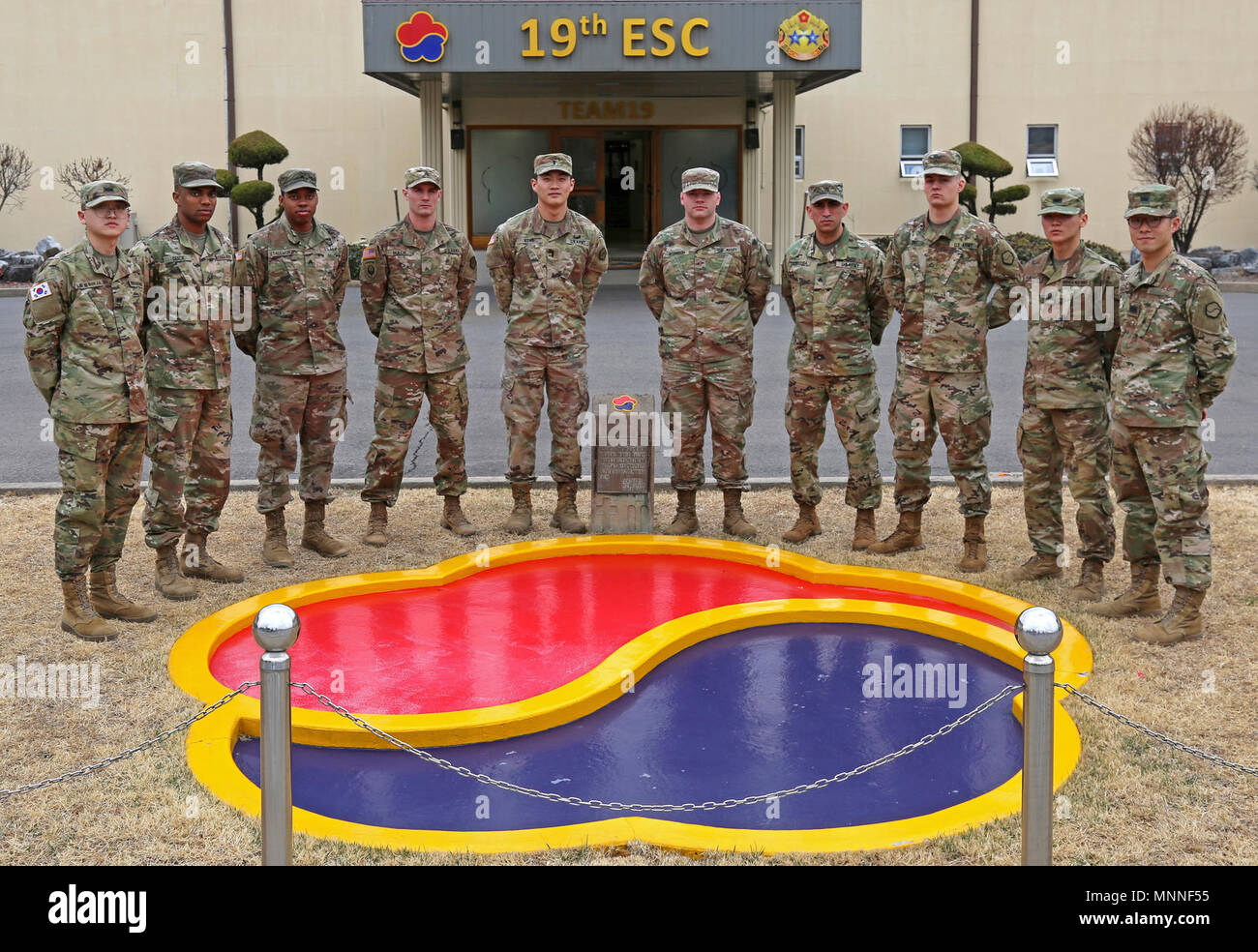 Ten Soldiers assigned to subordinate units of the 19th Expeditionary ...