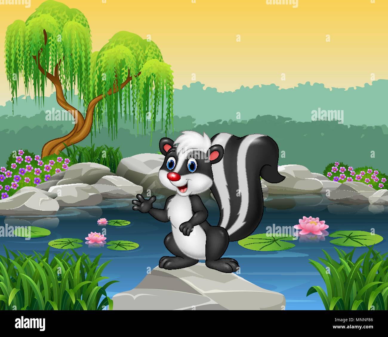 Cartoon skunk hi-res stock photography and images - Alamy