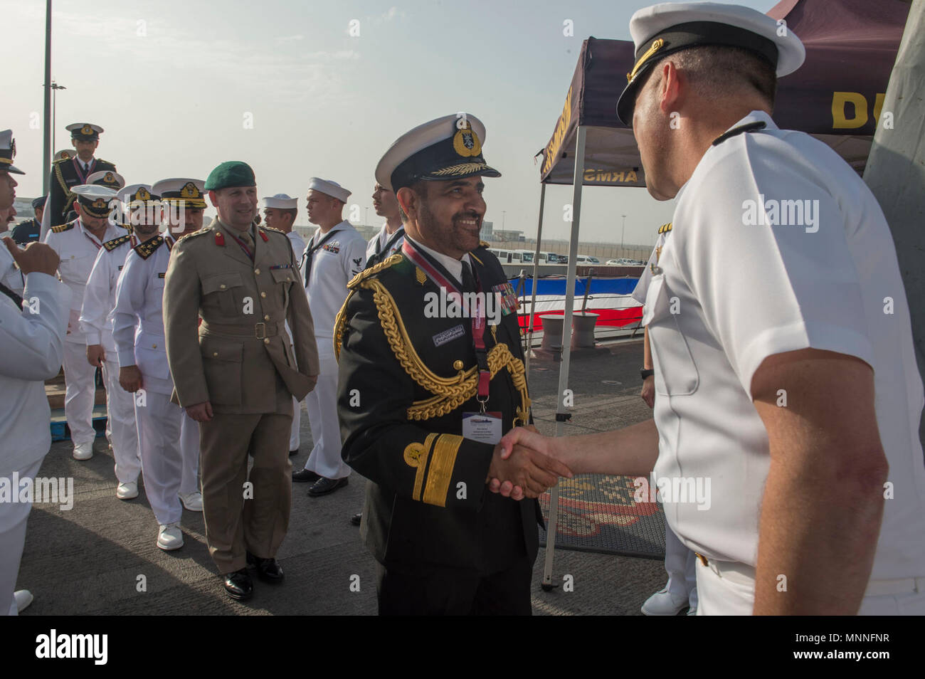 DOHA, Qatar (March 11, 2018) Cmdr. Timothy D. LaBenz, commanding ...
