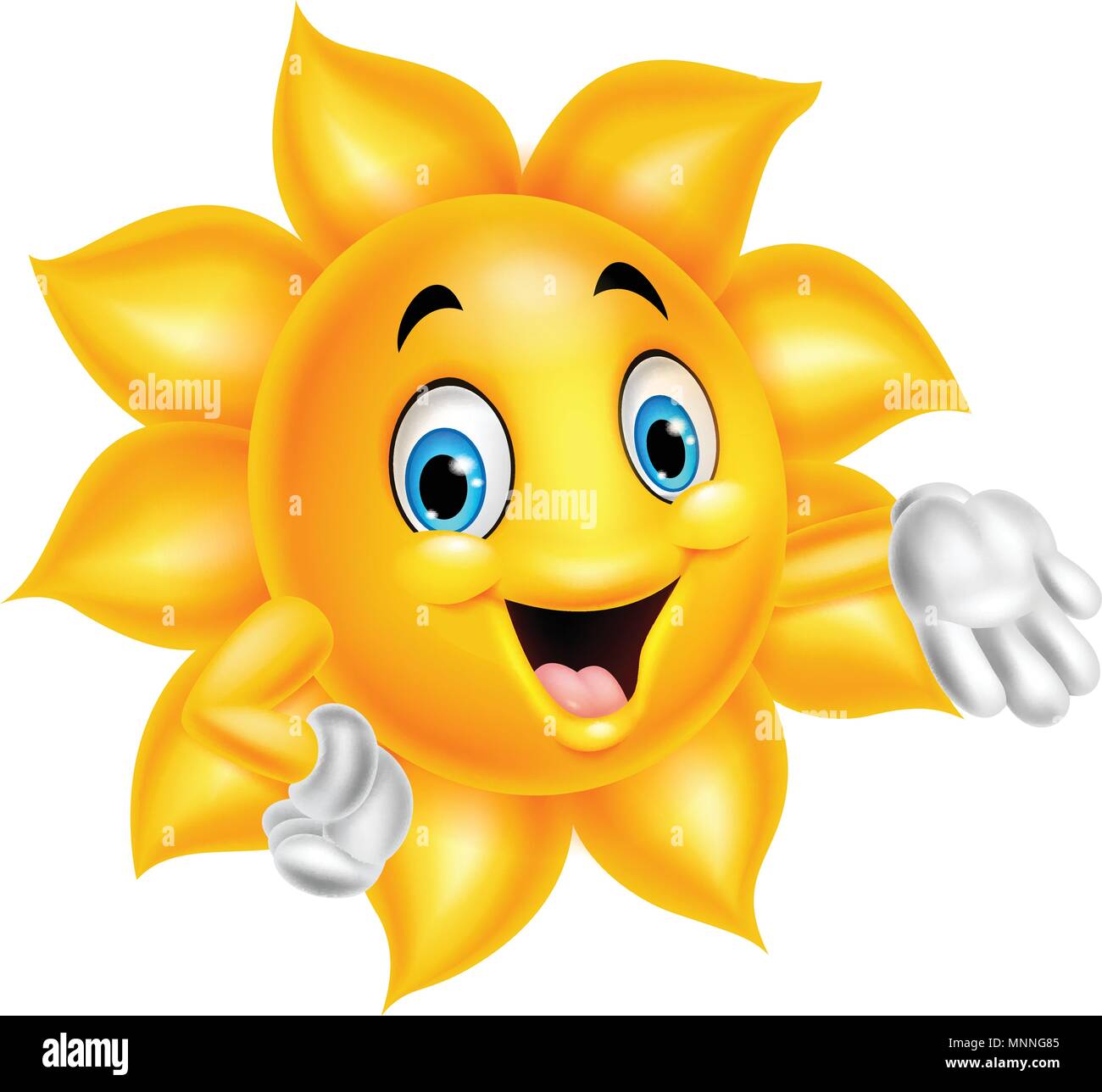 Cartoon sun character Stock Vector Image & Art - Alamy