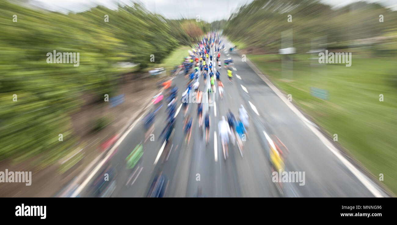 Runner zooming hi-res stock photography and images - Alamy