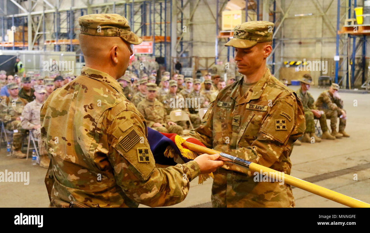 Col. Dave Zinn, right, commander, 2nd Infantry Brigade Combat Team, 4th ...