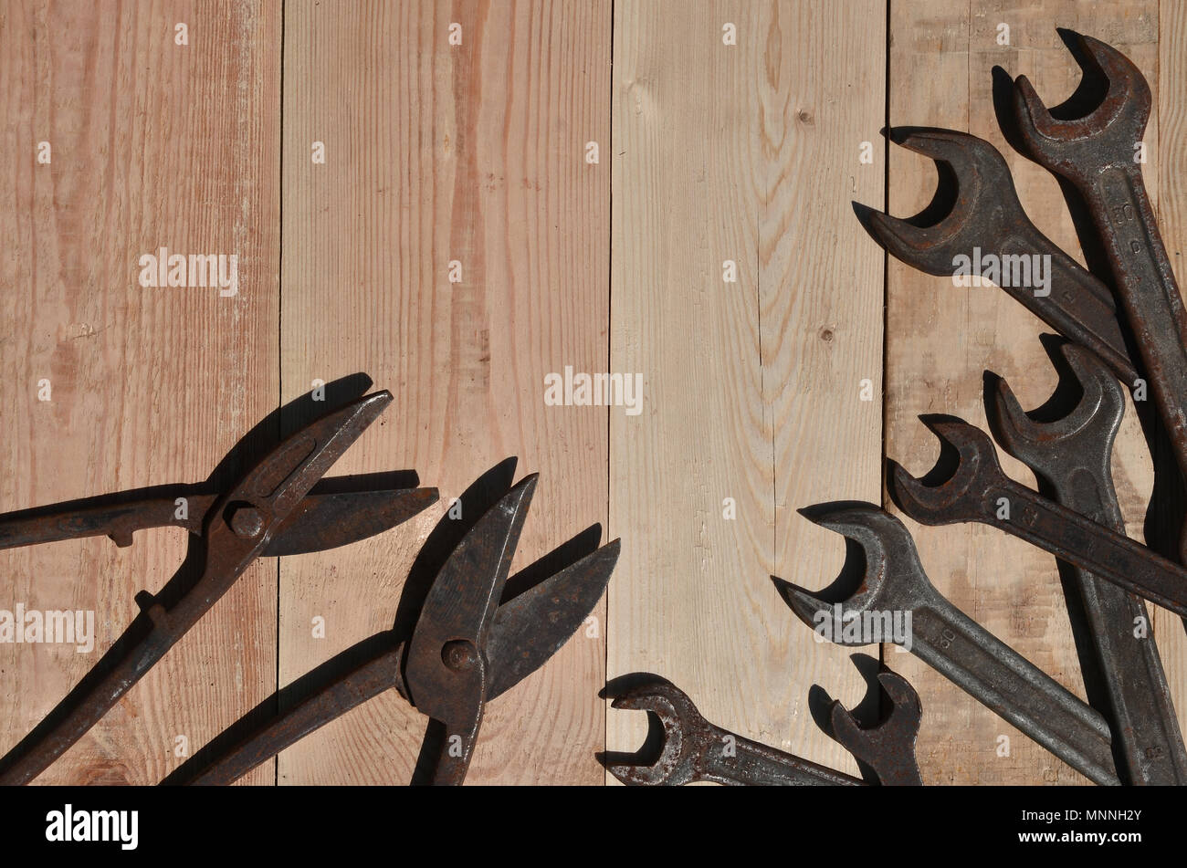 Collection vintage spanners hi-res stock photography and images - Alamy