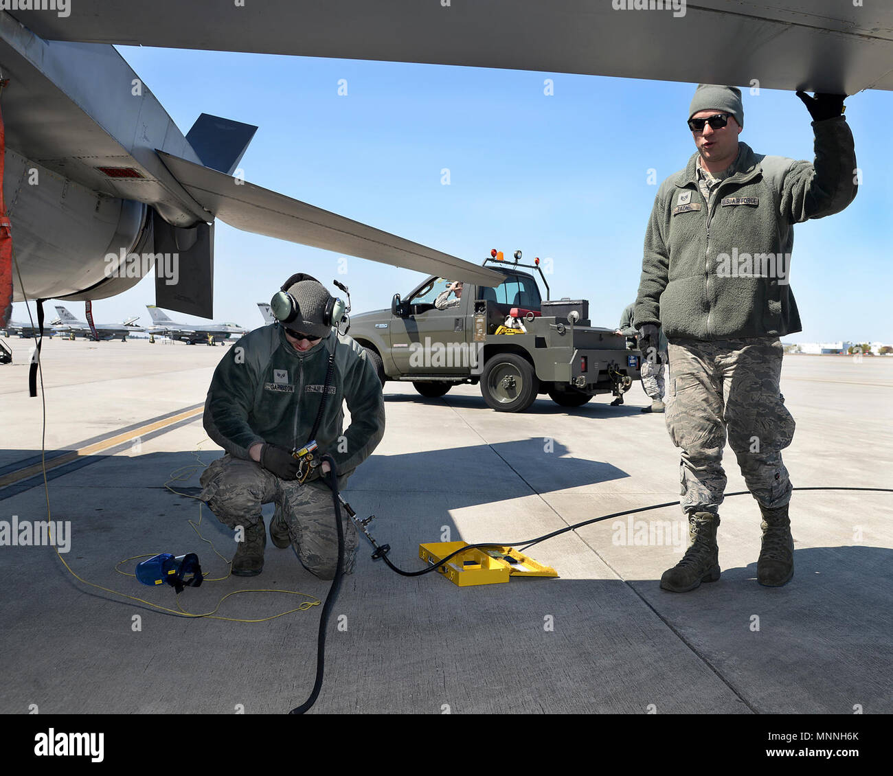 U.S. Air Force Senior Airman Christopher J. Garrison and Staff Sgt ...