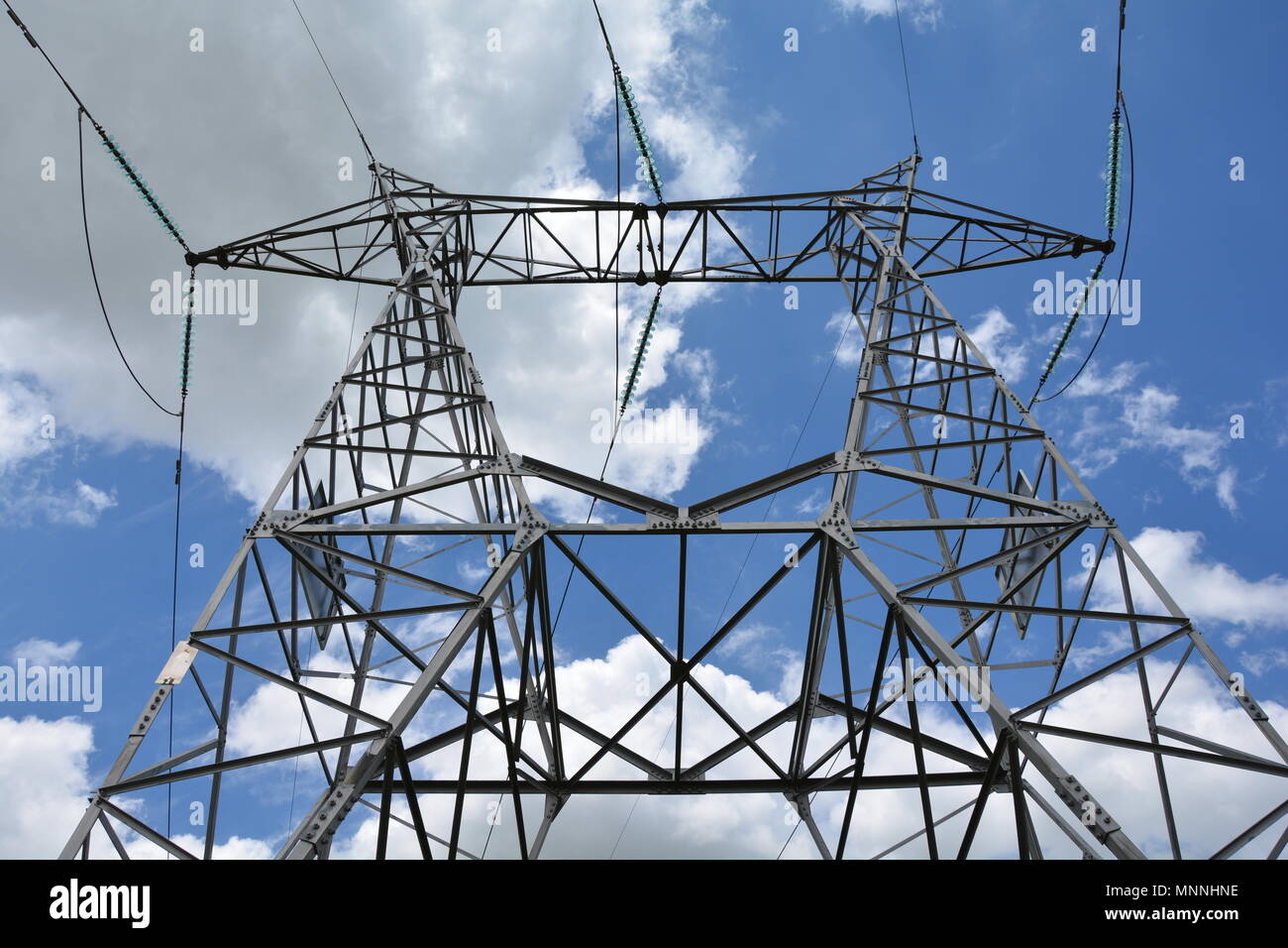 tower pylon "electricity pylon" sky electricity tower Stock Photo - Alamy