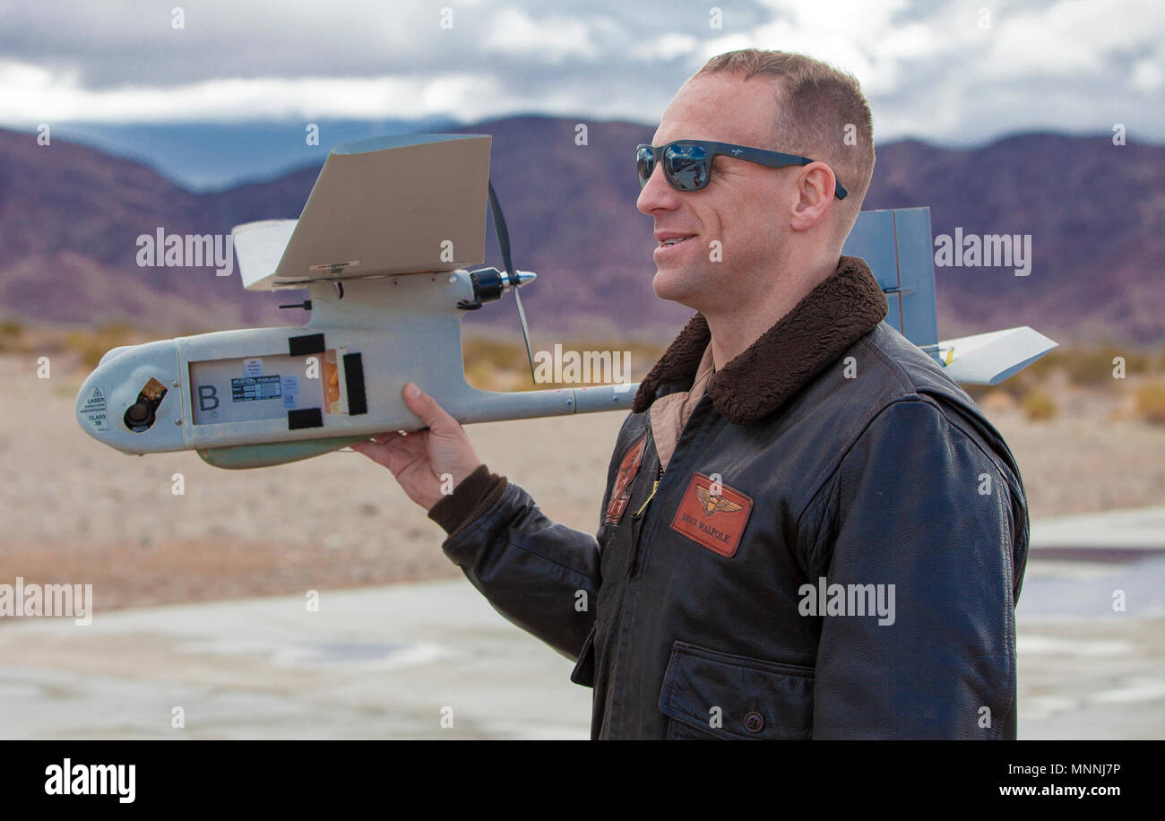 Capt. Brian Walpole, Aircraft Taxi Instructor, VMFA 232, prepares an ...