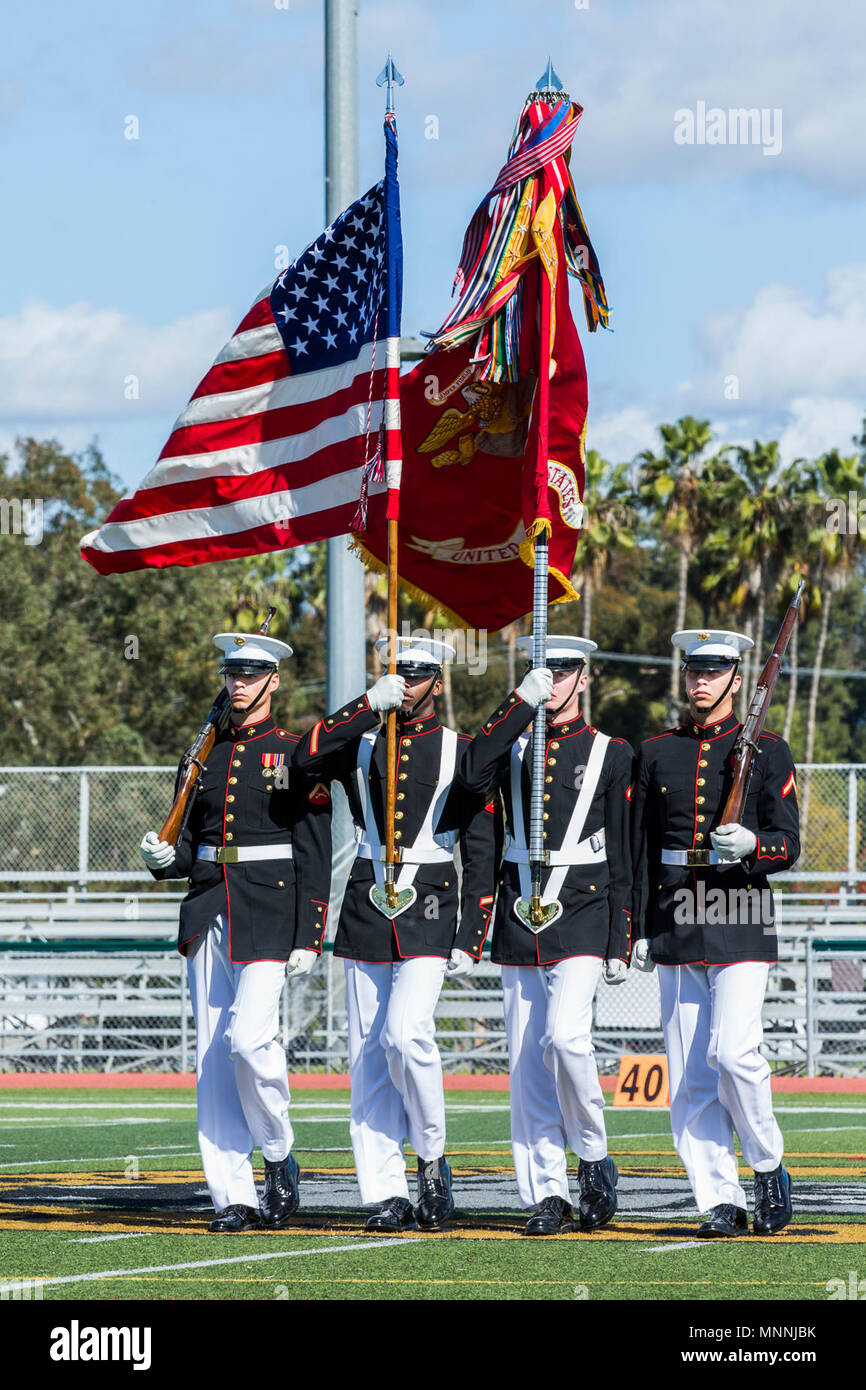 The united states marine corps silent drill platoon hi-res stock ...