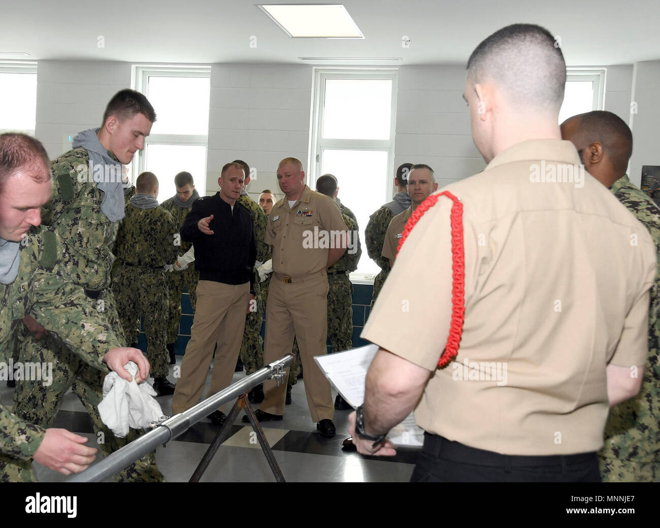 GREAT LAKES, Ill. (March 15, 2018) Master Chief Petty Officer of the ...